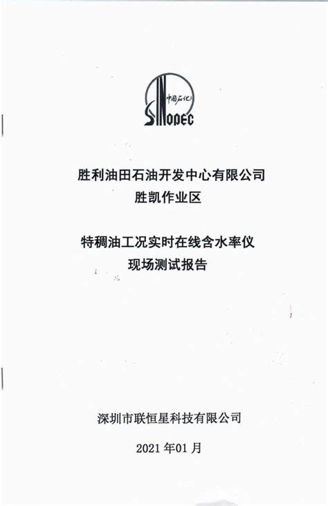 公司取证报告封面 深圳市联恒星科技有限公司