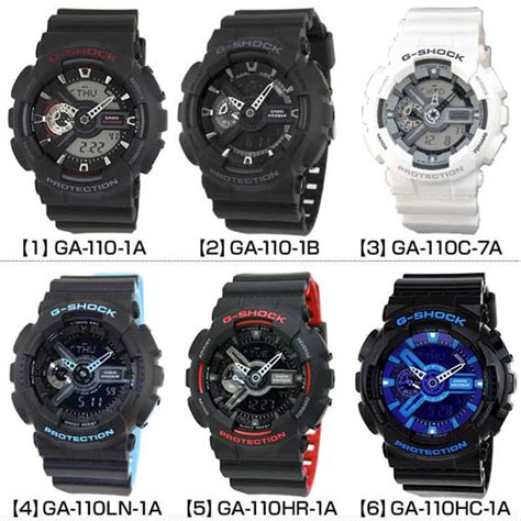 【楽天市場】casio カシオ G Shock Gショック ジーショック 海外モデル 防水 メンズ 腕時計 アナログ Ga 110hr 1a