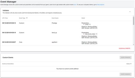 cannot add custom events to unity analytics questions and answers