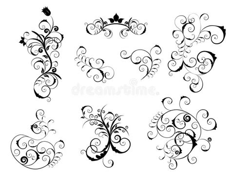 Victorian Scroll Patterns Stock Illustrations 3995 Victorian Scroll