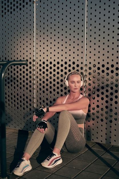 Premium Photo Young Female Training