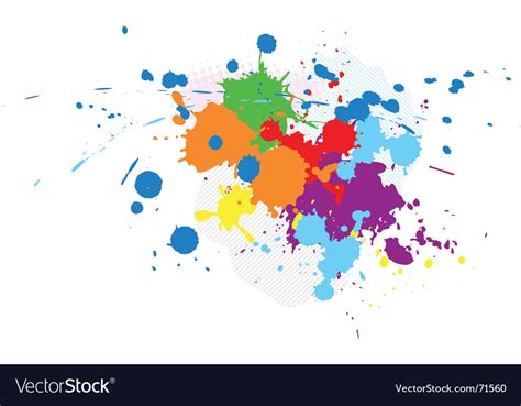 Abstract Splatter Royalty Free Vector Image Vectorstock