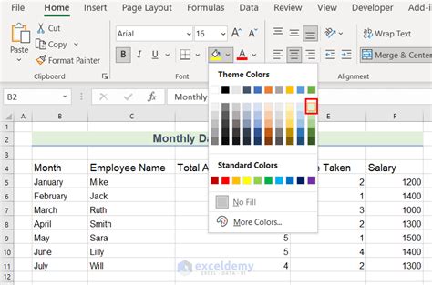 How To Make Excel Look Pretty 16 Easy Formats Exceldemy