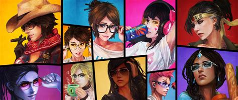 Zarya Overwatch 2k Widowmaker Overwatch Tracer Overwatch Mei