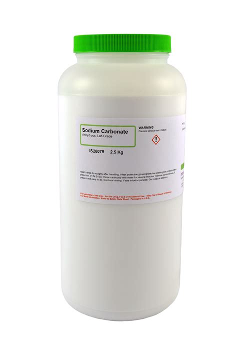 Sodium Bicarbonate Anhydrous Lab Grade 2 5kg Nebraska Scientific