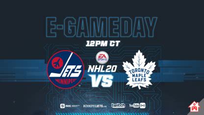 E Gameday Jets Vs Maple Leafs Winnipeg Jets