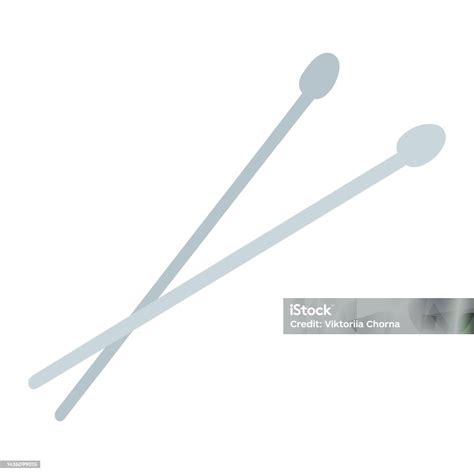 만화 스타일의 바늘 뜨개질 용품 수공예 액세서리 취미의 개념 여가 시간 바늘 작업의 손으로 그린 벡터 일러스트 레이 션 개인