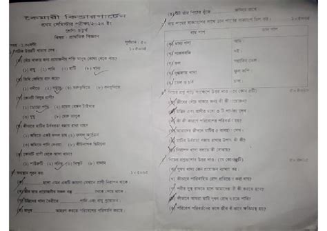 Bangla Question Class Four Pdf