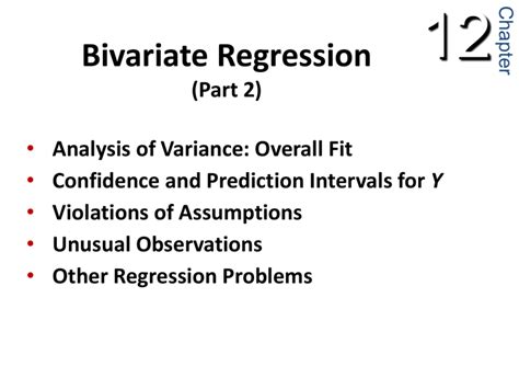 Bivariate Regression Analysis Part 2