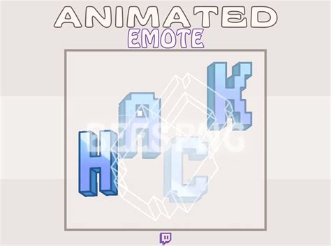 Animated Twitch Emote HACK Text Emotes Hacked Emote Text Emotes