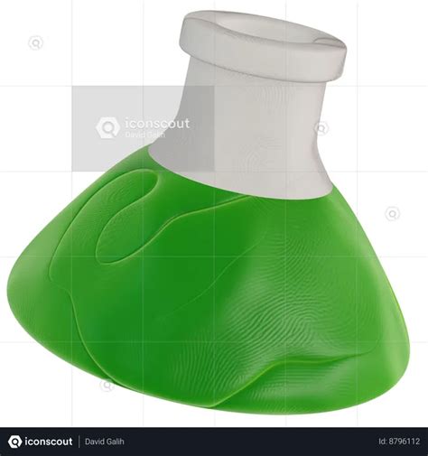 Green Chemical Reaction 3d Icon Free Download School And Education 3d