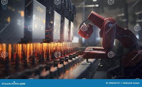 A Photo Of Ai Driven Quality Control Stock Illustration