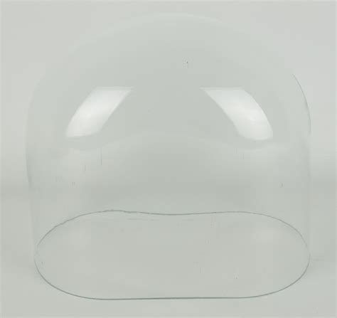 Vintage Look Medium Oval Glass Display Dome Height 25 Cm