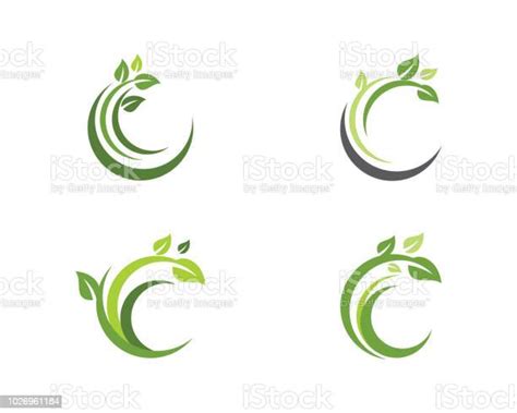 樹葉向量標誌設計向量圖形及更多pinaceae圖片 Pinaceae 人 保護 Istock