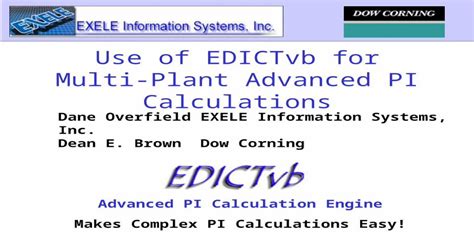 Ppt Advanced Pi Calculation Engine Makes Complex Pi Calculations Easy