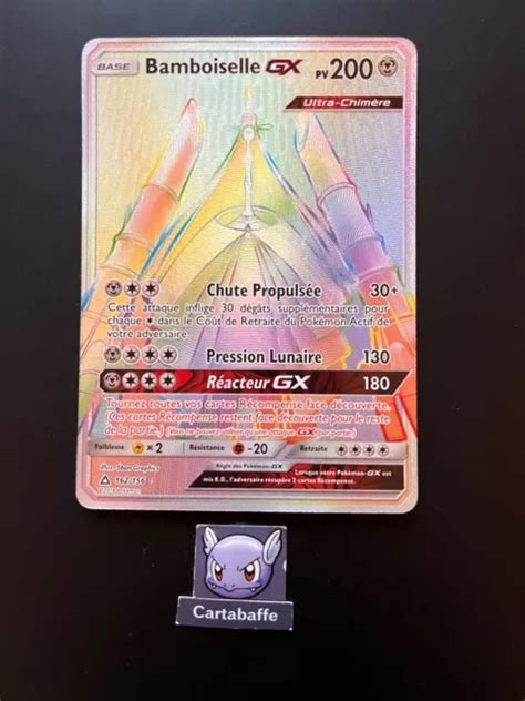 CARTE POKÉMON BAMBOISELLE GX Rainbow Secrète SL Ultra Prisme NEUF EUR PicClick FR