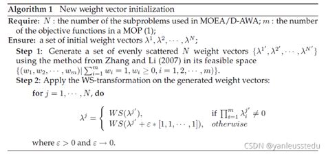 论文解读：moead With Adaptive Weight Adjustment均匀分布的权重向量 Csdn博客