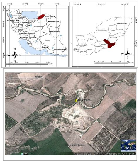 Map Of Iran And The Location Of Nowdeh Loess Paleosol Sequence