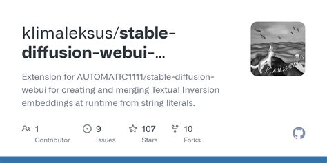 Github Klimaleksus Stable Diffusion Webui Embedding Merge Extension