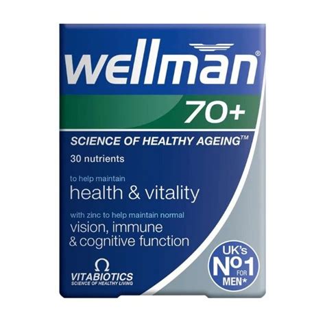 Vitabiotics Wellman 70 30 δισκία Συμπλήρωμα διατροφής για το