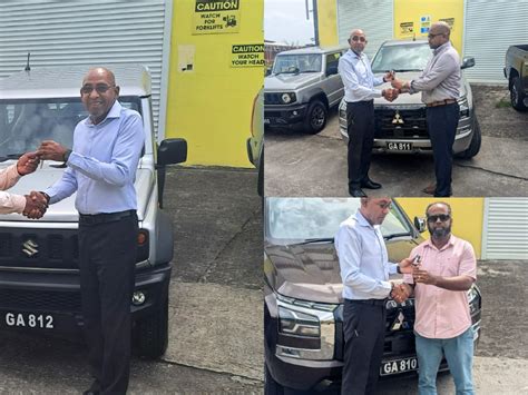 Ministry Of Agricultural Gets New Vehicles • Nature Isle News