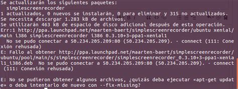 Error During Installation By Terminal · Issue 639 · Maartenbaertssr