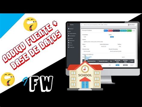 Sistema De Control Escolar En PHP Y MySQL Eficiencia Y Organización MySQL YA