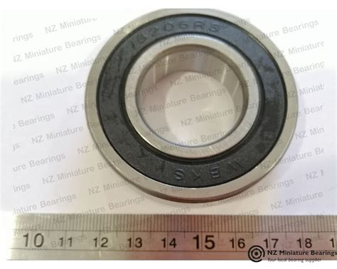 30x62x16 mm (6206-2RS) Bearing