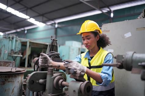 Premium Photo Engineer Working In Factory
