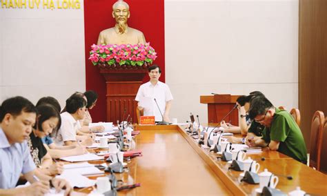 Tp Hạ Long Siết Chặt Kỷ Luật Kỷ Cương Trong Đảng Báo Quảng Ninh điện Tử