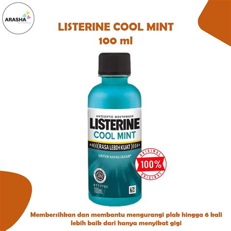 Jual LISTERINE COOL MINT ML Obat Kumur Antisepstik Bau Mulut Nafas Tak Segar Shopee