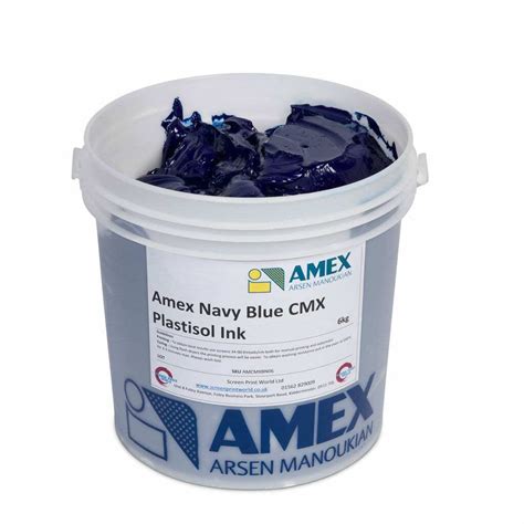 Amex Navy Blue Cmx Plastisol Ink Screen Print World