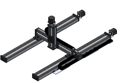 gantry system xyz double rails 1000x500x250mm