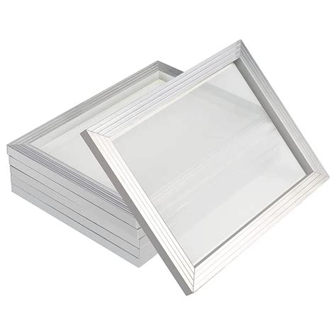 알루미늄 실크 스크린 인쇄 스크린 사전 신장 실크 메쉬 스크린 인쇄 프레임 고장력 옐로우 실크 메쉬 6 팩공구 부품 Aliexpress