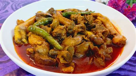 মুরগির গিলা ও কলিজা ভুনা খুব সহজেই অসম্ভব মজাদার মুরগির কলিজা ভুনা