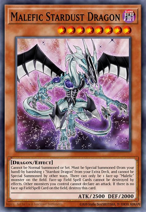 Malefic Stardust Dragon Yu Gi Oh Card Details Digital Game Base