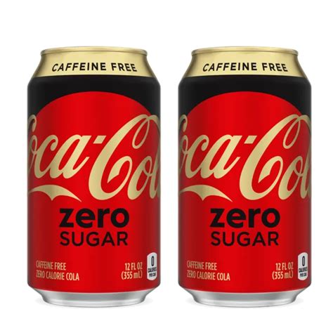 Coca Cola Zero Sugar Caffeine Free 12 Oz 24 Pack Louisiana Pantry