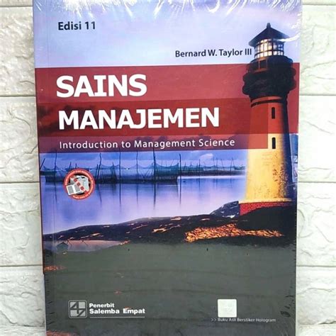 Jual Buku Introduction To Management Science Edisi 11 Fullprint Sains