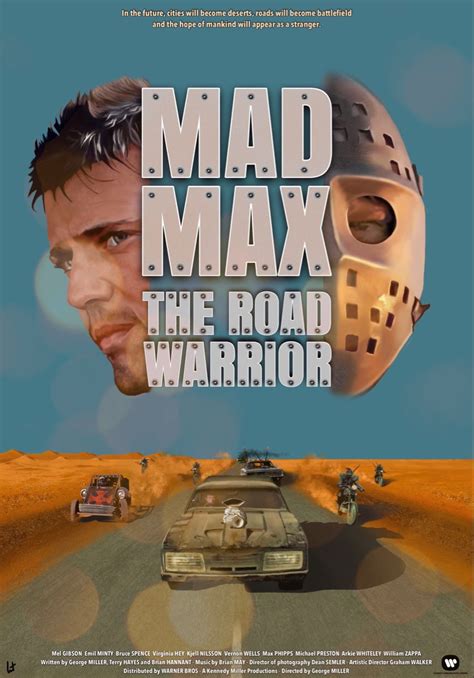 Mad Max The Road Warrior 1981 Alternative Movie Poster By Laurent