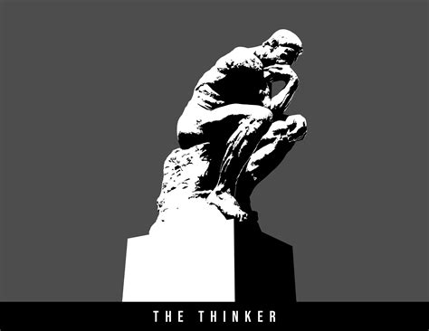 The Thinker Statue Wallpaper