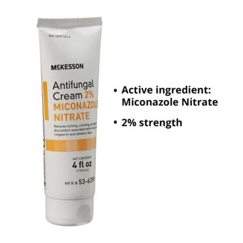 Mckesson 2 Miconazole Nitrate Cream Antifungal 4 Oz Tube 1 Kroger