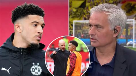 Jose Mourinho Has Incredibly Honest Take On Jadon Sanchos Struggles At