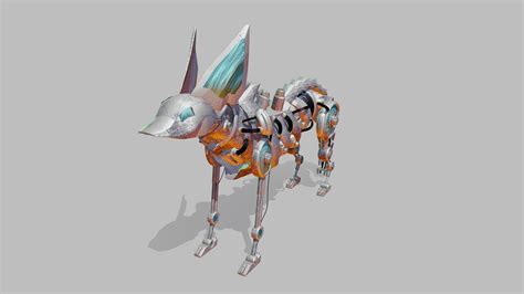 Fennec Fox Robot 3d Model By Sethlim [12434f5] Sketchfab