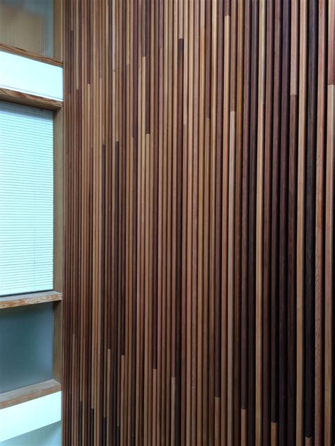 Acoustic Wall Cladding In Solid Wood