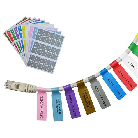 Self Adhesive Cable Labels Vizlent Label Materials Co Ltd