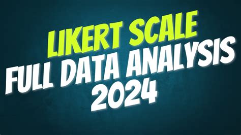Likert Scale Survey Data Analysis And Interpretation On Excel And SPSS YouTube