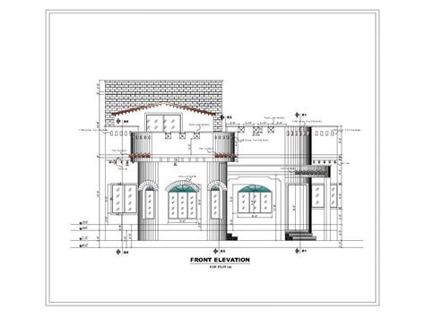 Residence Building D Elevation Dwg Thousands Of Free Autocad