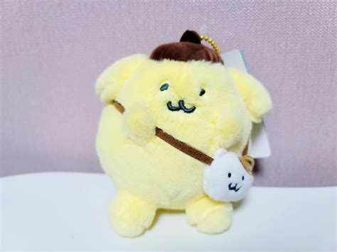 산리오×나가노 콜라보 폼폼푸린 단짝친구 코디 마스코트 미니인형 콜리 Colley