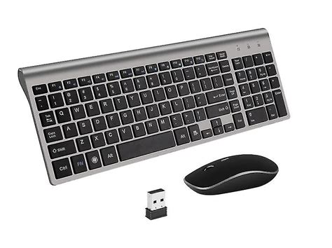Wireless Keyboard Mouse Combo Cimetech Compact Full Size Wireless Keyboard And Mouse Set 2 4g