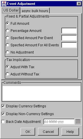 Using The Event Browser To Display And Adjust Events